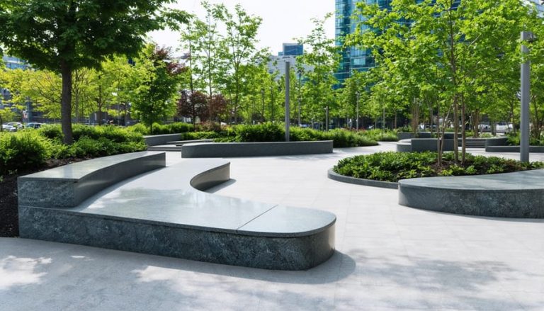 Natural Stone Benches Transform Urban Spaces into Timeless Retreats ...