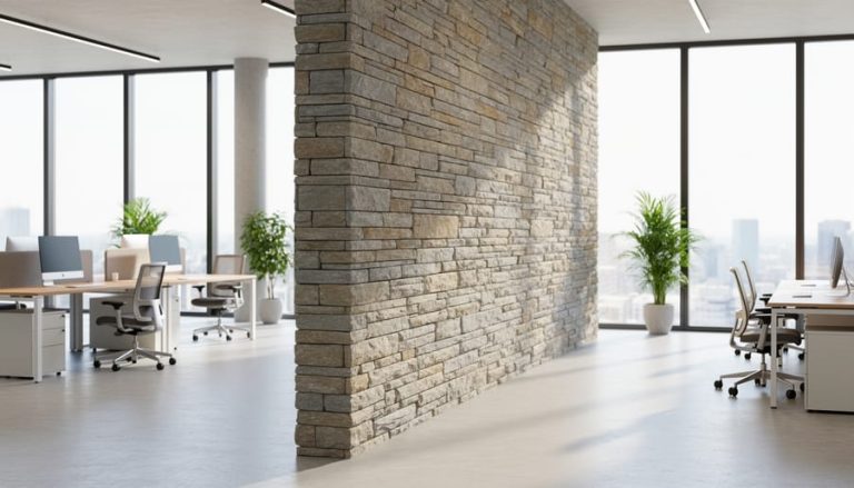 Why Freestanding Stone Walls Are Transforming Modern Office Design ...